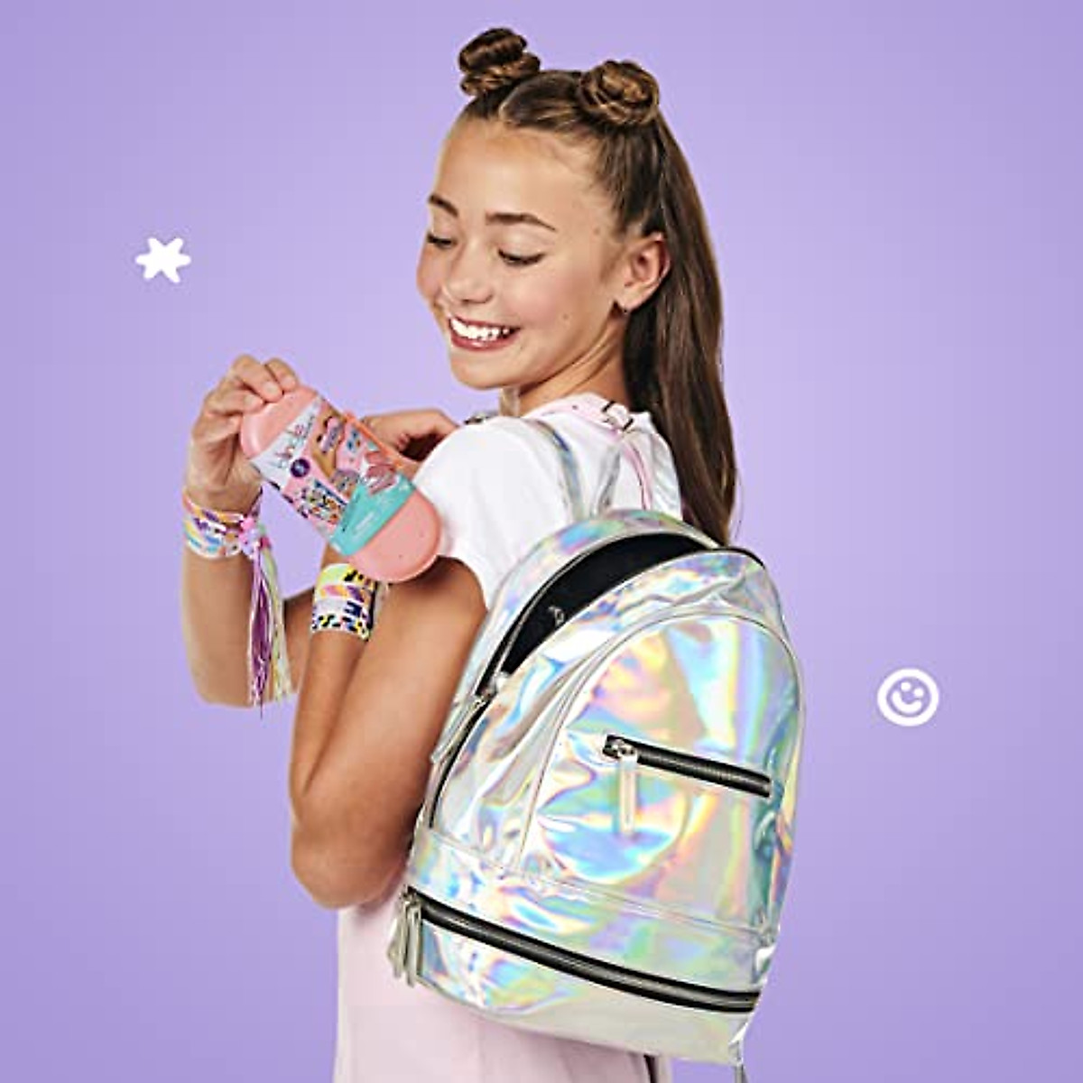 Blingle Bands DIY Gem Friendship Bracelet, 5 Band On The Go Starter Pod in 6 Piece CDU - Arts & Craft Activity for Ages 7 and Up