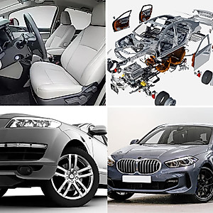 GOOACC 170Pcs Car U-Clip and Screw Assortment Kit 9 Different Sizes Automotive U Nut and Screw Clip Replacement Parts for Dash Door Panel Interior