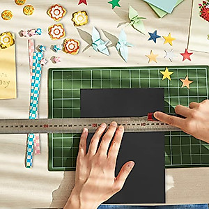 25 Pack Magnetic Sheets 5”x7”Single Sided Black 30mil Magnetic Sign Cut Customize Flexible Cut Magnet Paper Sheets Cut Making Die Storage Metal Dies Magnet Sheets for Crafts Signs Photos