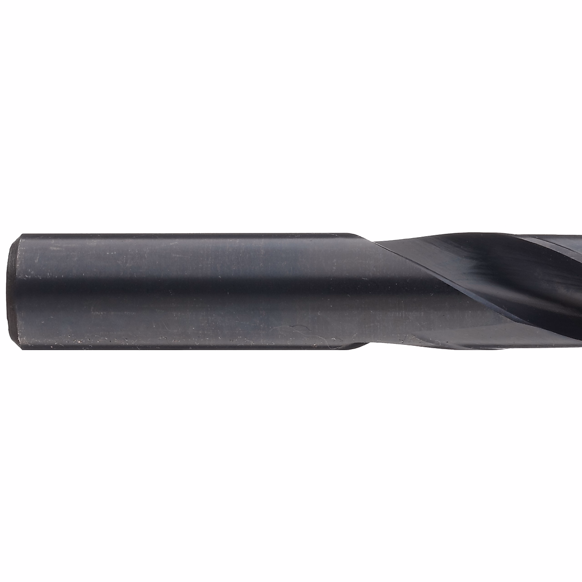 Chicago Latrobe 157 High-Speed Steel Short Length Drill Bit, Black Oxide Finish, Round Shank, 118 Degree Conventional Point, 9/16" Size (Pack of 1)