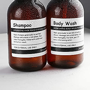 2 Set Foaming Hand Soap Dispenser Bathroom, Stainless Steel Foam Dispenser (Matte Black Pump + Amber Bottle)