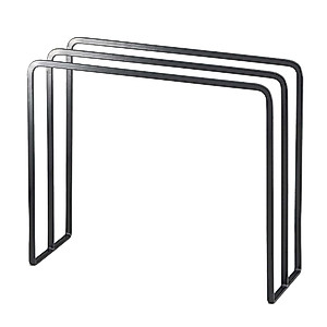 YAMAZAKI Dish Home Dishcloth Hanger | Steel | Towel Holder, One Size, Black