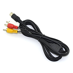 Cinpel Nickel Plated Plug AV Cable for SEGA Saturn