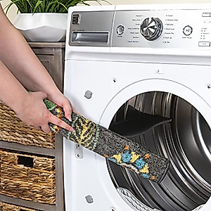 Maples Rugs Reggie Floral Kitchen Rugs Non Skid Accent Area Carpet [Made in USA], Multi, 2'6 x 3'10