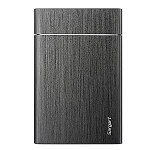 Sargart 640GB Ultra Slim Portable External Hard Drive USB3.0 HDD Storage for PC, Mac, Desktop, Laptop, Chromebook, Xbox One, Xbox 360, PS4 (Black)