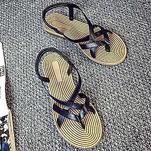 Women Highly Recommend Great Value Flat Shoes Bandage Bohemia Leisure Lady Sandals Peep-Toe Outdoor Shoes
