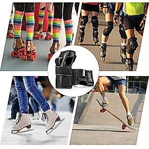 viclvin Wrist Guards with Palm Protection Pads for Adults and Kids, Adjustable Wrist Palms Protective Gear for Skateboarding, Longboarding, Roller Blading, Inline Skating, Snowboarding