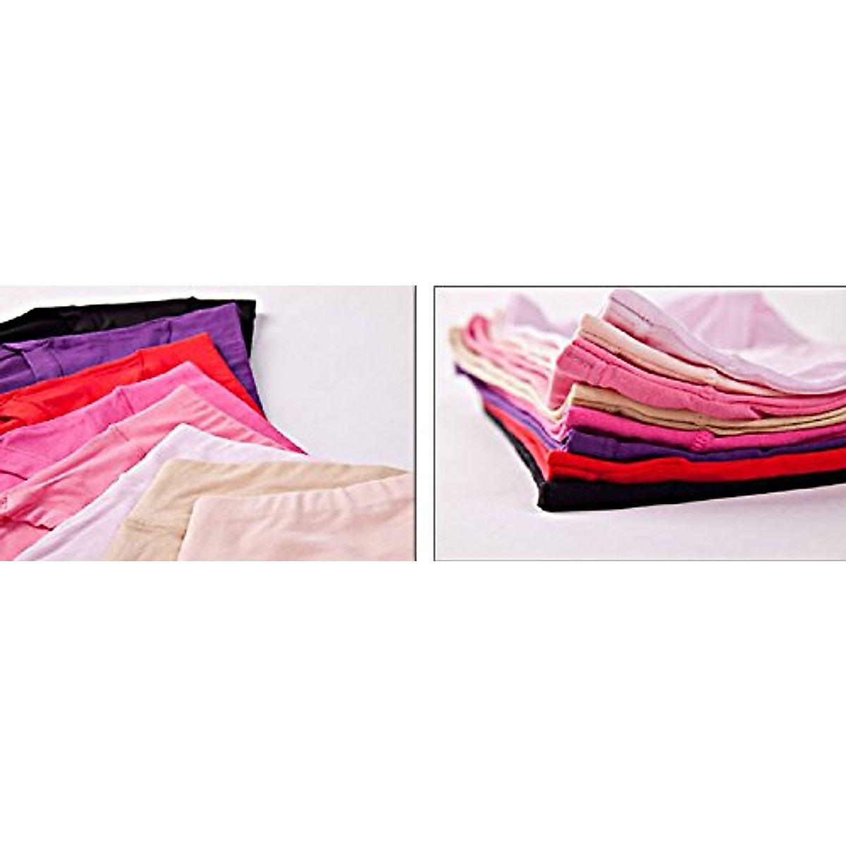 C.X Trendy Women's 8-Pack Cotton Seamless Brief Panty (S, Assorted)