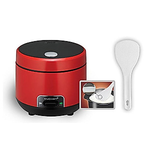 Cuchen Rice Cooker Cuchen CJE-A0601 for 6 Persons Steamer Lihom Cuchen 220V (Red)