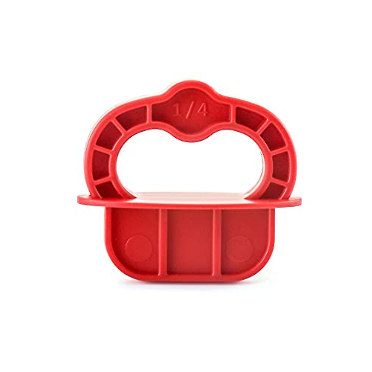 QWORK Deck Board Jig, 12 Pcs 1/4" Gap Deck Board Spacer Rings for Pressure Treated, Composite, PVC, Plank