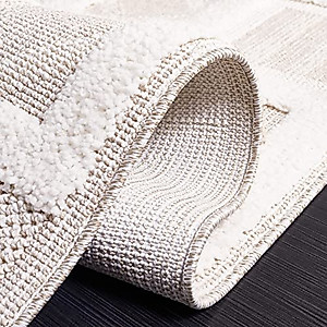 Safavieh Trends Collection 9' x 12' Beige/Ivory TRD108B Modern Contemporary Textured Area Rug