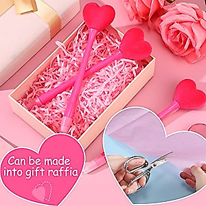 600 Pcs Red Hot Pink Tissue Paper Mother's Day Bridal Shower Tissue Paper for Gift Bags Decorative Wrapping Paper Pastel for Valentine's Day, Arts Crafts, DIY, Birthdays, Weddings 20 Inch