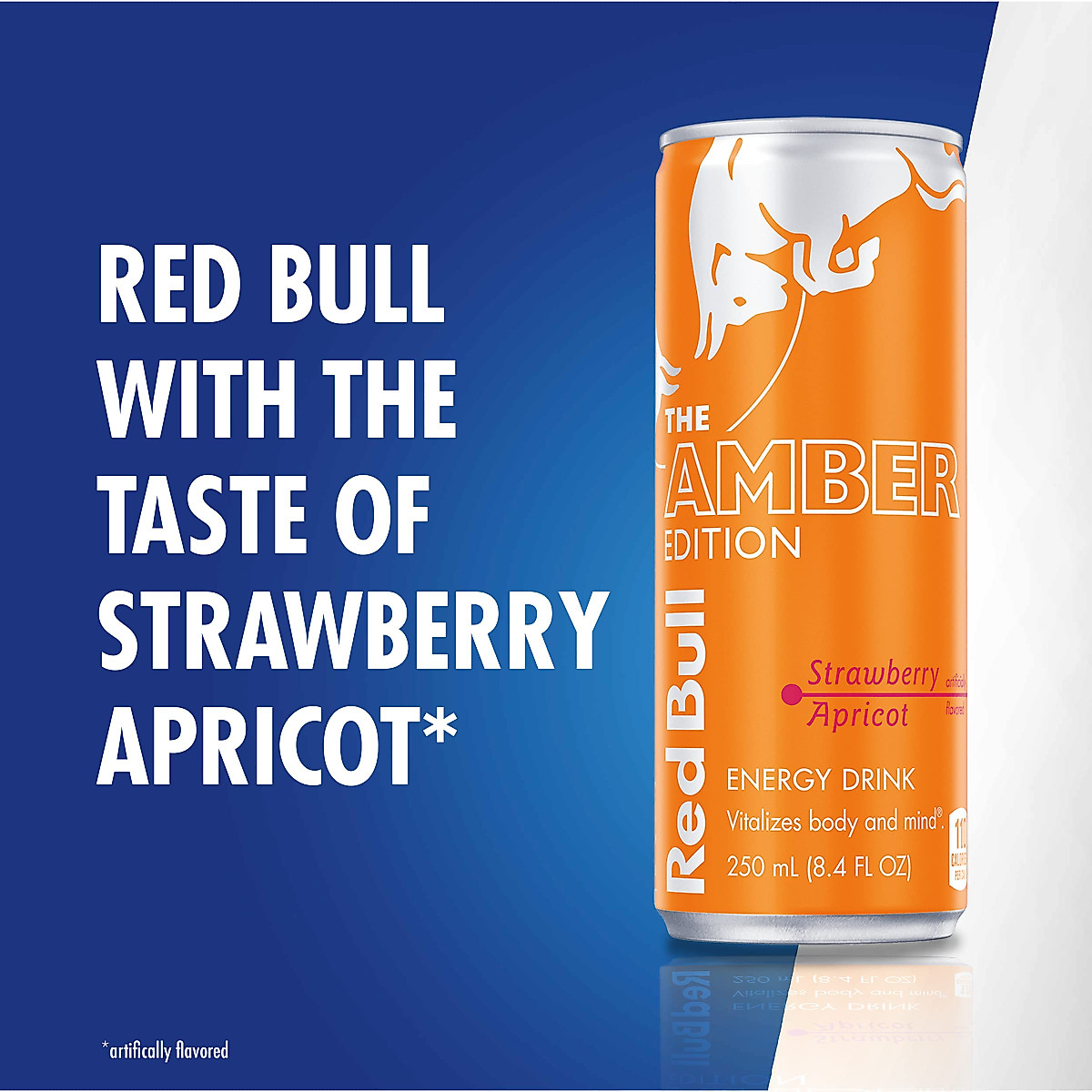 Red Bull Amber Edition Strawberry Apricot Energy Drink, 8.4 Fl Oz, 4 Cans