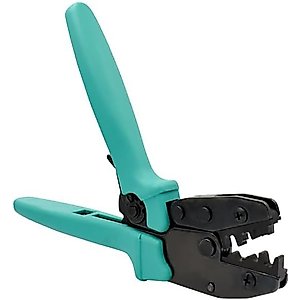 Solar PV Cable Crimping Tool for Solar Connectors, AWG14/12/10/8, 2.5/4/6/10mm2, Solar Crimper (red)