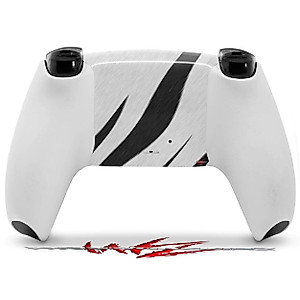 WraptorSkinz Skin Wrap compatible with Sony PS5 DualSense Controller Zebra Skin (CONTROLLER NOT INCLUDED)