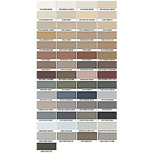 Color Fast Caulk Matched to Custom Building Products (Bright White Sanded)