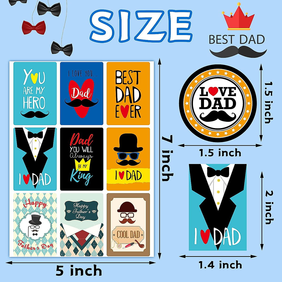 Fathers Day Stickers Dad Stickers Fathers Day Stickers For Dad Happy Fathers Day Stickers Father Day Stickers Fathers Day Labels Father'S Day Stickers Father Day Stickers Happy Father Day Stickers
