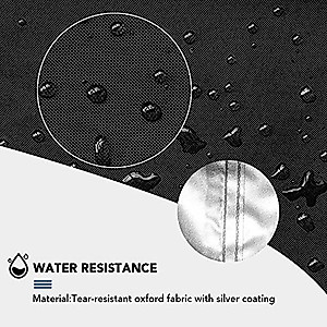 RUSUO Dust Cover,Waterproof Patio Chair Cover Oxford Stackable Chair Cover Outdoor Bar Stools CoversResistant Garden Furniture Cover