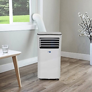 Whynter ARC-102CS Compact Size 10,000 BTU (7,000 BTU SACC) Portable Air Conditioner, Dehumidifier, and Fan with Activated Carbon and SilverShield Filters, for Rooms up to 300 sq ft in White