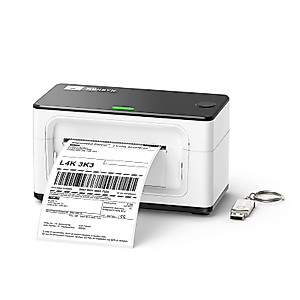 MUNBYN P941U Thermal Label Printer, 4x6 Inches, USB, Monochrome, Compatible with UPS, USPS, FedEx, eBay, Etsy