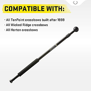 TenPoint SteddyEddy Monopod System - Compatible with All Post-1999 TenPoint Crossbows - Includes Clip & Mounting Hardware
