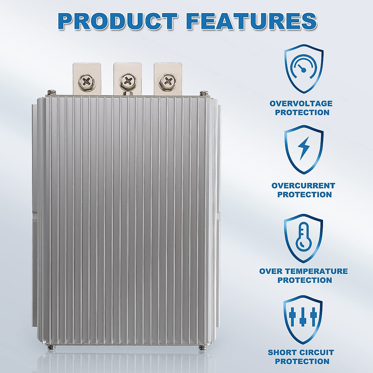 ROADGIVE Converter Voltage Reducer 60A 720W 12V Golf Cart 48V 36V to 12V Converter Voltage Regulator Golf Cart Voltage Converter Truck Power Transformer Waterproof