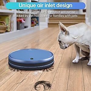 ZCWA Robot Vacuum and Mop Combo, 2 in 1 Mopping Robotic Vacuum with WiFi/App/Alexa, Robotic Vacuum Cleaner, Schedule Settings, Self-Charging, Ideal for Hard Floor, Pet Hair and Carpet