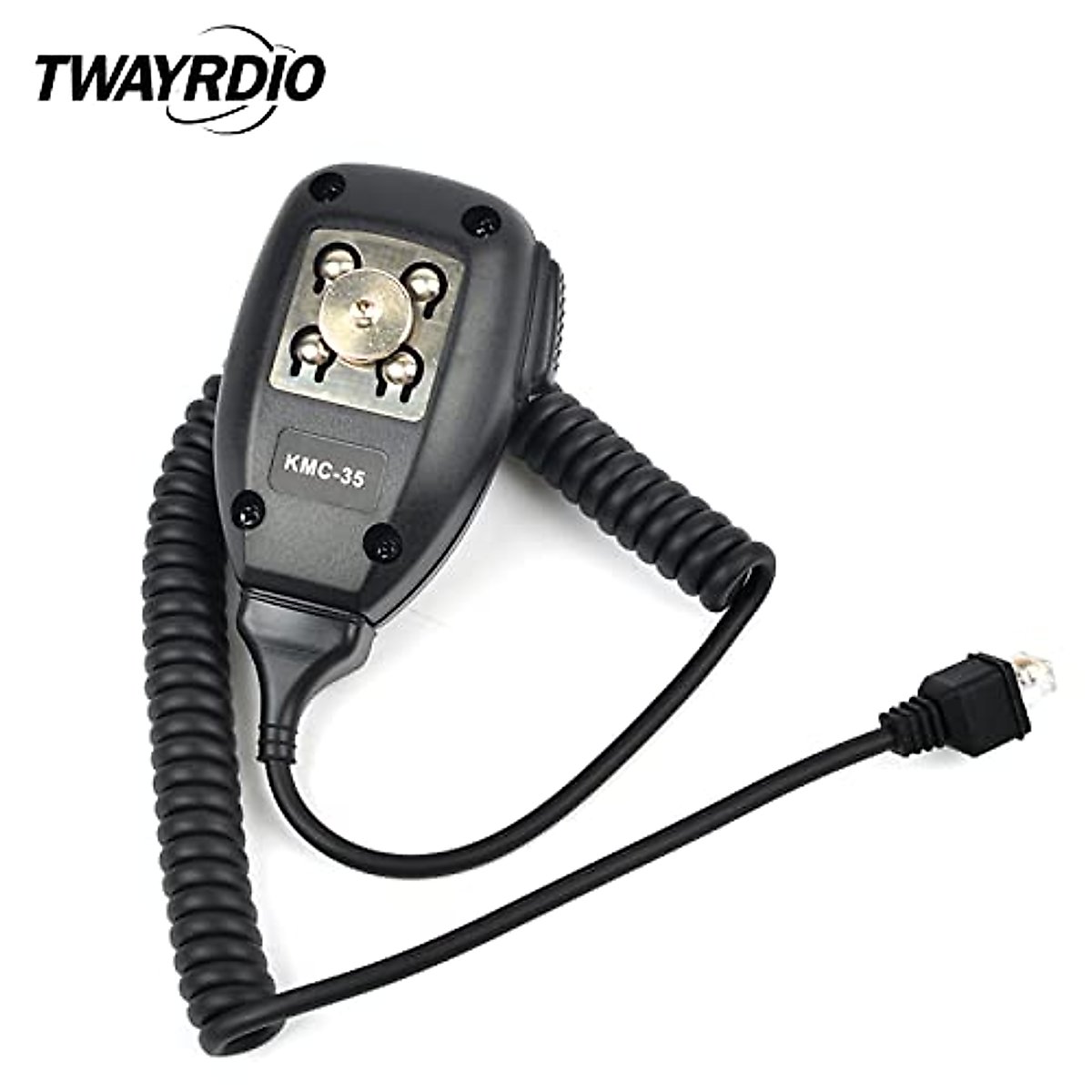 TWAYRDIO KMC-35 Standard Dynamic Mobile Radio Microphone (RJ45) Replacement Handheld Speaker MIC for Kenwood NX700 NX800 TK8180 TK7180 TK7360 TK8160