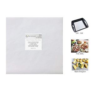 200 pcs Parchment Paper Squares 9x9 Inch | WorthyLiners Non-Stick Precut Baking Parchment, Perfect for baking and cooking