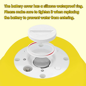 Baby Bath Tub Water Thermometer - (Upgraded Version) Digital Water Temperature Thermometer & Room Thermometer, Duck Floating Toy for Infant Toddler Bathtub Pool with Temperature Warning