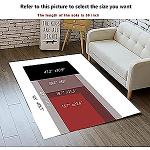 3D Area Rug Floor Mat,3D Carpet Bottomless Hole Optical Illusion Area Rug,Anti-Skid Non-Woven Black White Doormat for Living Dinning Room Bedroom Kitchen (A, 23.6X35.4 inch)…