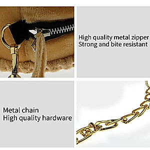 Toysructin Hamster Carrier Bag, Breathable Pet Guinea Pig Outgoing Carrier Bags, Adjustable Travel Sling with Detachable Single Shoulder Strap for Gerbils, Safe Small Animals Carrier Bag Outdoor