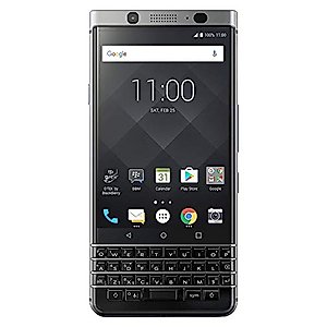 BlackBerry KEYone 32GB BBB100-1 - 4.5" Inch Factory Unlocked LTE Smartphone (Silver) - International Version - No Warranty in the US - GSM ONLY, NO CDMA (Renewed)