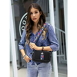 Giorgio Ferretti Genuine Leather Crossbody Bag with Removable Belt Genuine Leather Shoulder Bag for Women