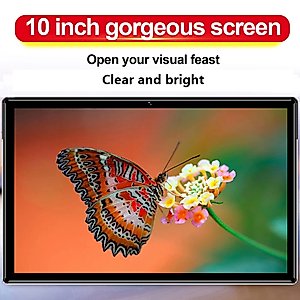 Android12 Tablet PC 10 Inch, 8GB RAM 256GB ROM 128G Expand, Computer Tablet with Octa Core CPU 7000mAh, 2 SIM Card Slots, Dual Camera, 4G LTE Cellular 5G WiFiBluetooth