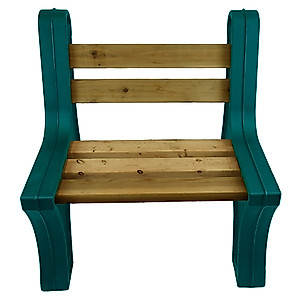 RTS Home Accents Custom Length Lightweight Indoor or Outdoor Bench Ends, Kentucky Green Color (Wood & Screws Sold Separately)