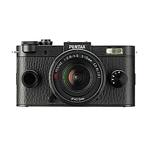 Pentax PENTAX Q-S1 02 Zoom Kit (Black) 12.4MP Mirrorless Digital Camera with 3-Inch LCD (Black)