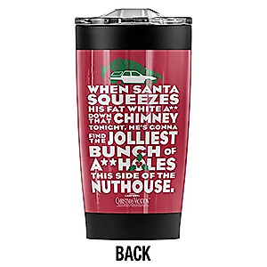 National Lampoon's Christmas Vacation Jolliest Stainless Steel Tumbler 20 oz Coffee Travel Mug/Cup, Vacuum Insulated & Double Wall with Leakproof Sliding Lid | Great for Hot Drinks and Cold Beverages
