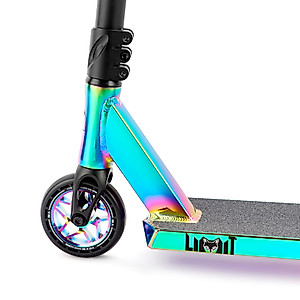 LMT01-V2 Professional Scooter-Trick Scooter-Intermediate Professional Stunt Scooter Suitable - Children, Teenagers Adults 8 Years Old Above-Durable (Black Color)