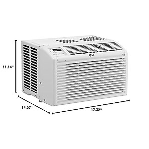 LG LW6017R 6,000 BTU 115V Window Air Conditioner with Remote Bundle with 1 YR CPS Enhanced Protection Pack
