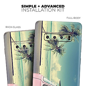 DesignSkinz Beach Trip Protective Vinyl Decal Wrap Skin Cover Compatible with The Samsung Galaxy S20 (Screen Trim & Back Glass Skin)