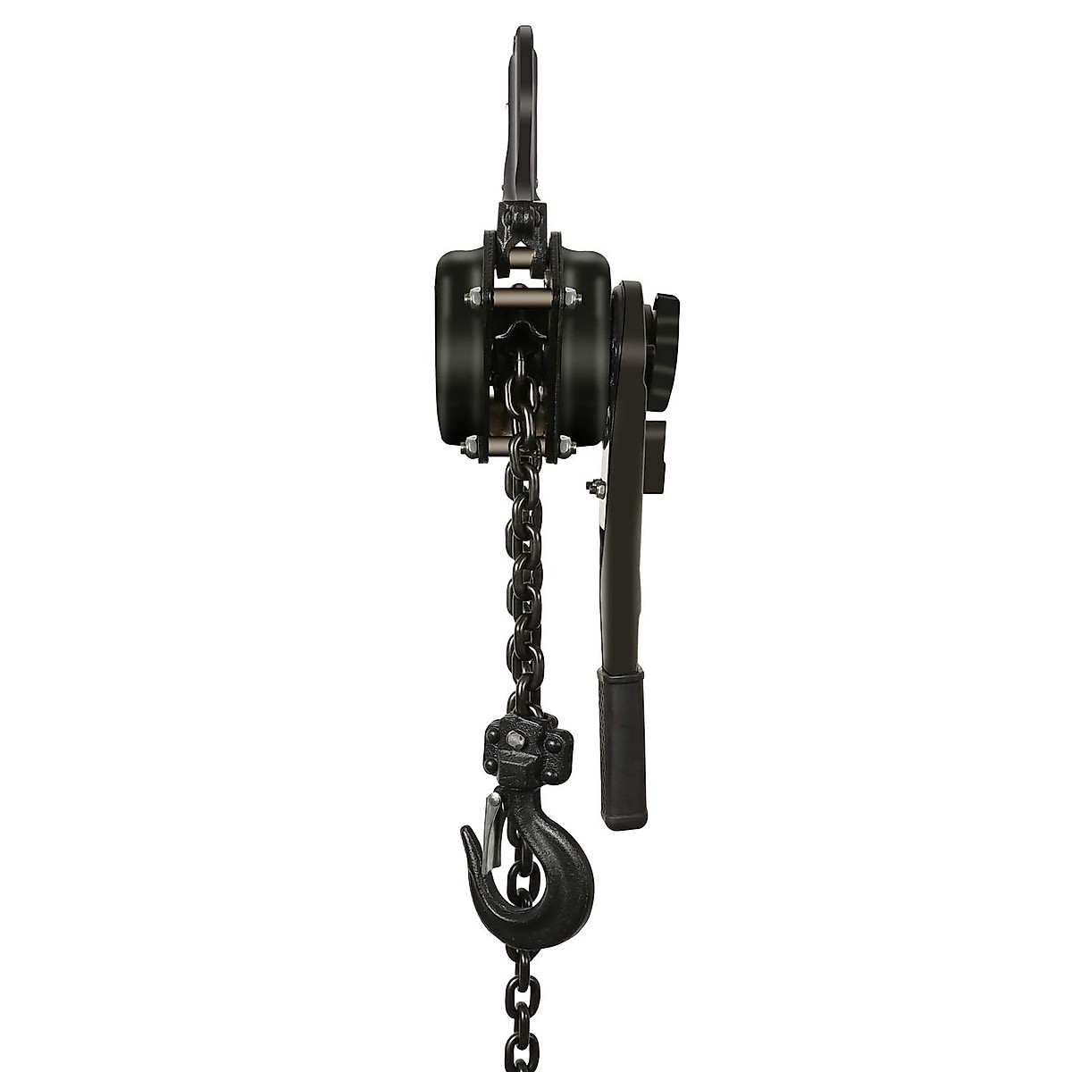Manual Lever Hoist Come Along 3/4 TON 1650 LBS Capacity 10FT Lift 2 Heavy Duty Hooks Commercial Grade Steel for Lifting Pulling Construction Building Garages Warehouse Automotive Machinery
