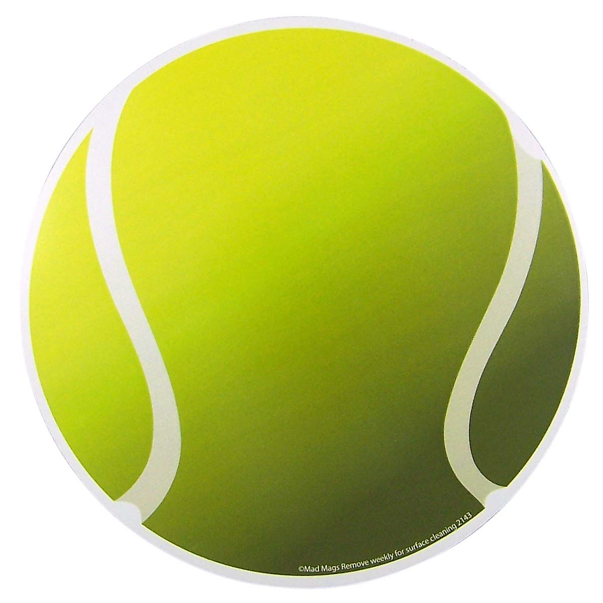 Car Magnet Tennis Ball Magnetic Decal for School Locker or Fridge, 3 3/4 Inch, Set of 5