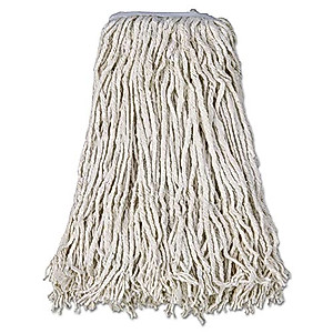 Boardwalk BWKCM02032S #32 Cut-End Cotton Mop Head - White (12/Carton)