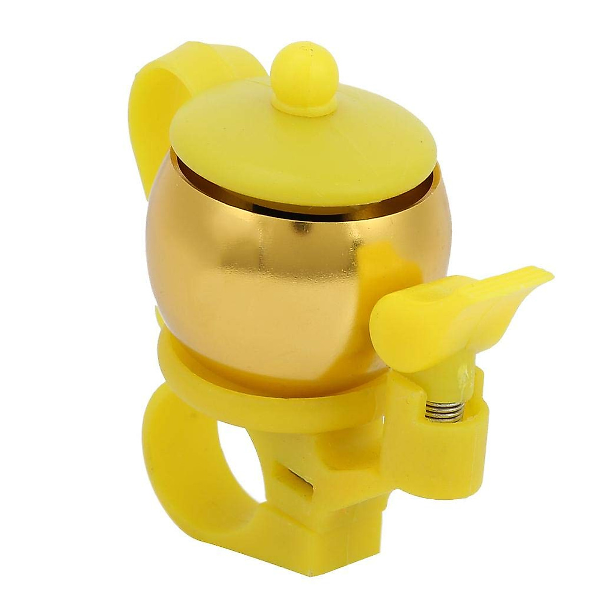 Aluminum Alloy Bells Ultralight Teapot Bike Bells Mountain Handlebar Alarm Bell Bike Accessory (Gold)