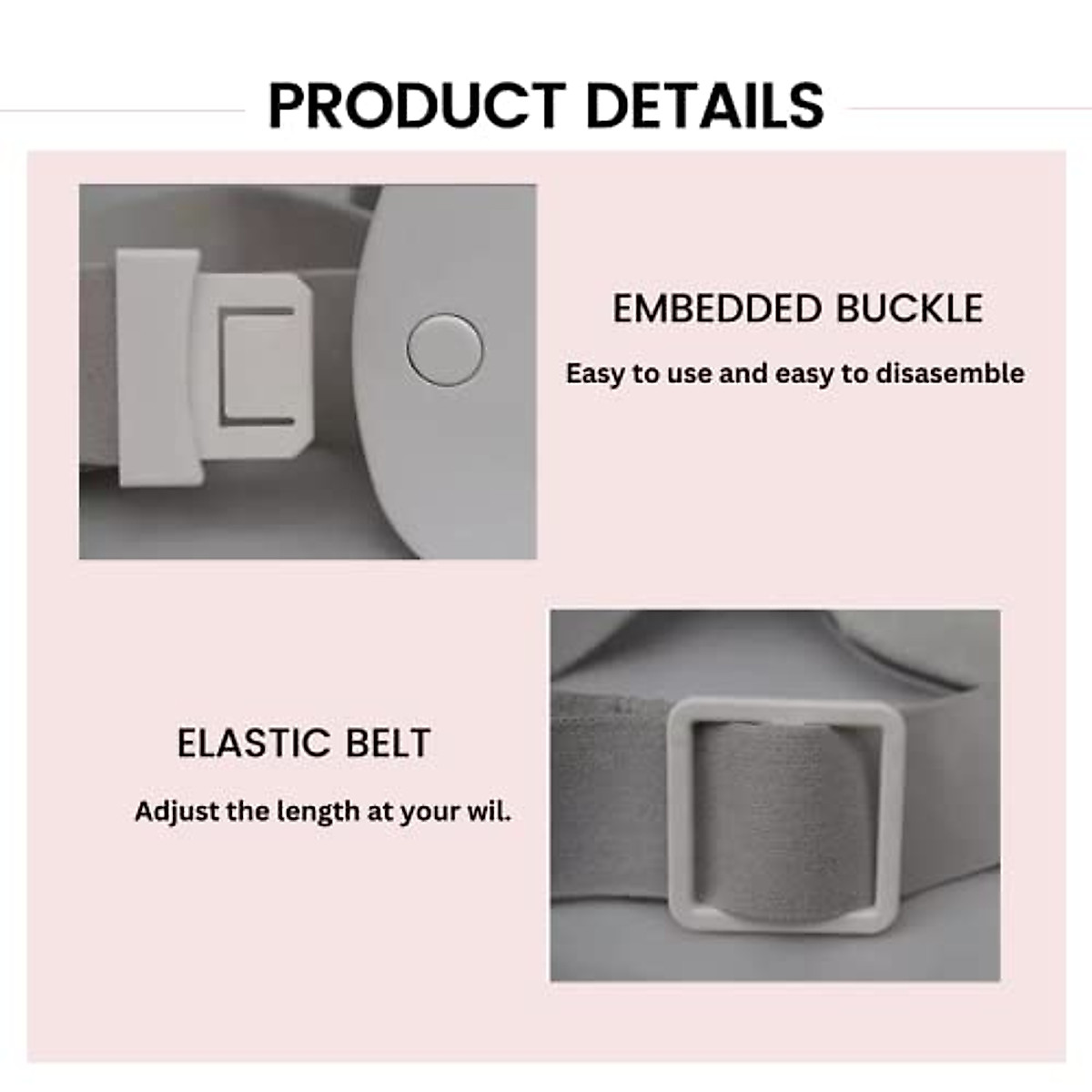 NGP Portable Cordless Heating Pad, Electric Waist Belt Device, Fast Heating Pad, Menstrual Heating Pad for Cramps and Back Pain, Wireless Heating Pad, Back or Belly Heating Pad for Women and Girl