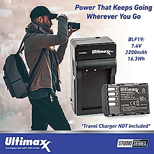 Ultimaxx Essential Panasonic Lumix G9 with 12-60mm f/2.8-4 Lens Bundle - Includes: 2X 64GB Ultra Memory Cards, 1x Replacement Battery, 3PC Protective Filter Kit, Camera Backpack & More (27pc Bundle)