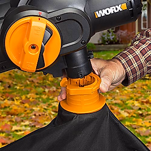 WORX 12 Amp TRIVAC 3-in-1 Electric Leaf Blower/Mulcher/Yard Vacuum - WG512