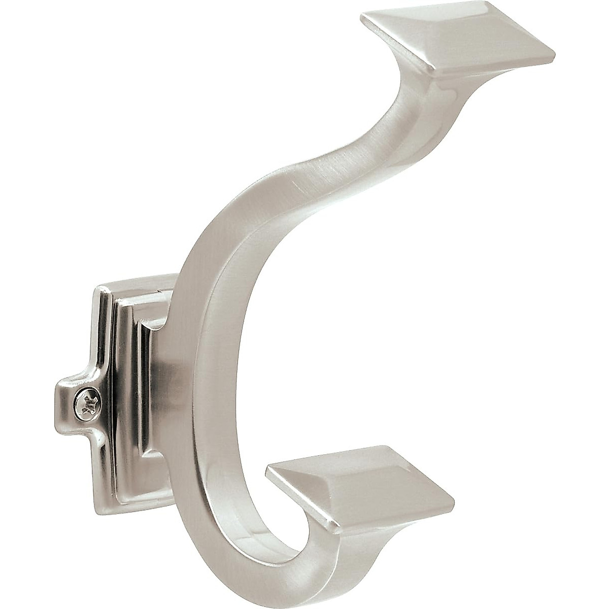 Hickory Hardware Bungalow Hook - Satin Nickel (P2155-SN)