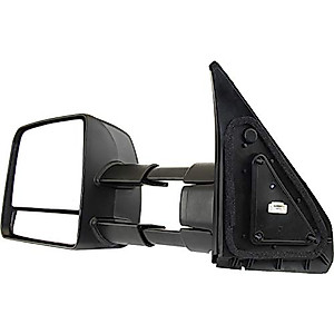 Garage-Pro Mirror Compatible with 2007-2021 Toyota Tundra Towing Mirror, Driver Side, Heated, Power Glass, Blind Spot Glass, In-housing Signal Light